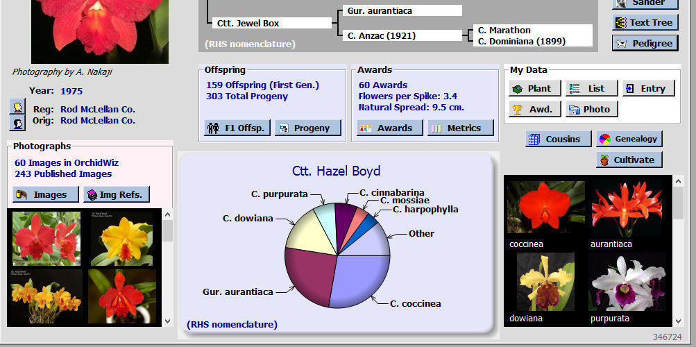 OrchidWiz Orchid Database Software